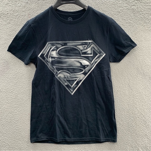 DC Comics | Shirts | Official Dc Comics Superman Men Adults Black Steel ...